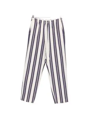 FORTE_FORTE Striped Drawstring Trousers - Multicolor