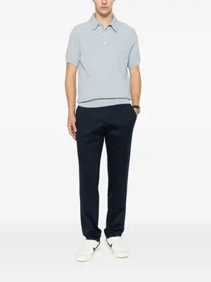 Brioni Cotton And Cashmere Polo Shirt