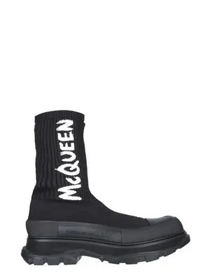 Alexander McQueen Tread Slick Boot - Black