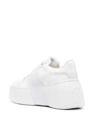 ROGER VIVIER Viv Skate High Leather Sneakers - Multicolor