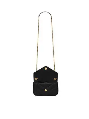 Saint Laurent Loulou Mini Lambskin Bag - Black