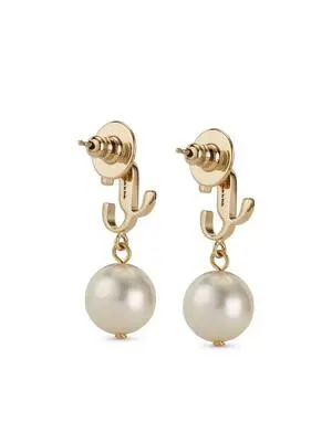 JIMMY CHOO Jc Pearl Stud Earrings - Silver