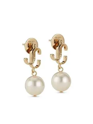 JIMMY CHOO Jc Pearl Stud Earrings - Silver