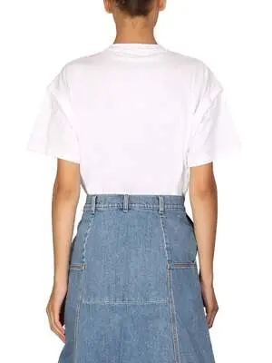 Stella McCartney Crystal Logo T-shirt