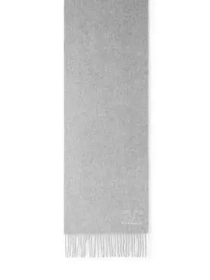 Max Mara Wsdalia' Grey Cashmere Scarf - Gray