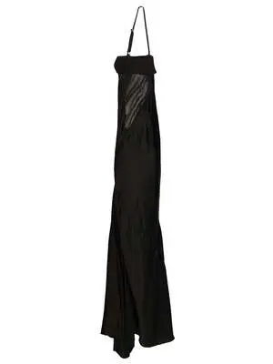 Rick Owens Combo Long Satin Dress