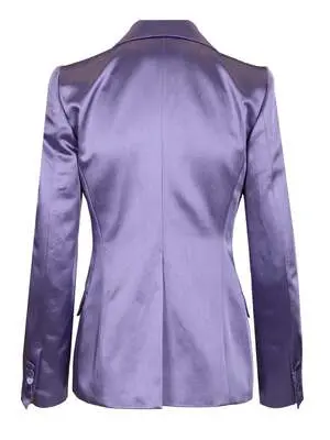 Dries Van Noten Blazer In Shiny Satin