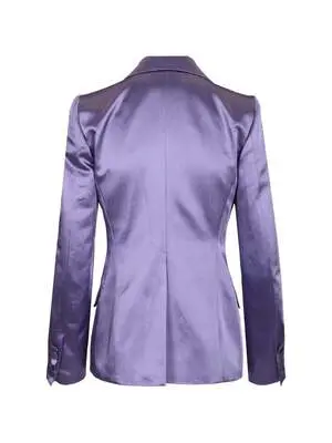 Dries Van Noten Blazer In Shiny Satin