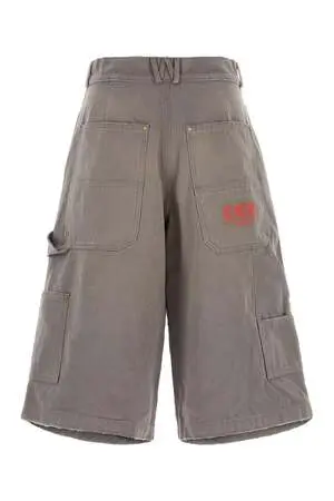 WILLY CHAVARRIA Grey Denim Stockton Bermuda Shorts