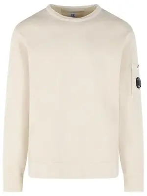 C.P. COMPANY Cotton Sweatshirt - Cream
