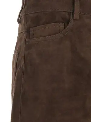 Max Mara Suede Fulmine Pants - Multicolor