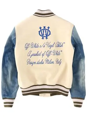 Off-White Gothic Wool Denim Jacket