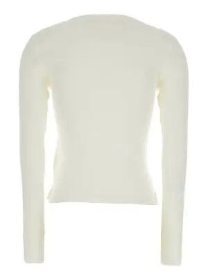 Chloé Ribbed Knit Long Sleeve T-shirt