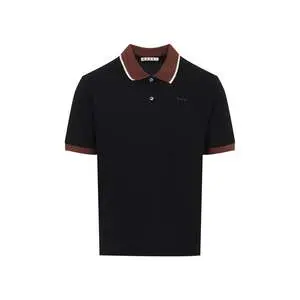 Marni Cotton Polo - Black
