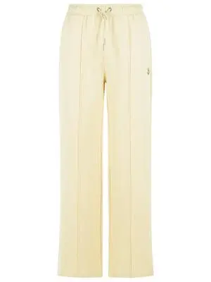 Moncler Ivory Cotton Pants - Cream