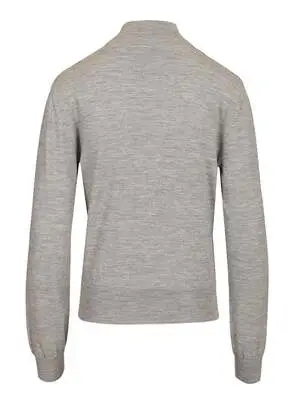 Givenchy Draped Wool Blend Turtleneck Sweater