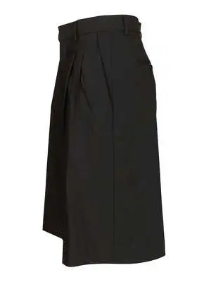 AMI Paris Wide-leg Bermuda Shorts
