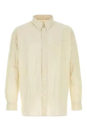WILLY CHAVARRIA Cream Poplin Shirt - Yellow