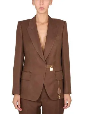 TOM FORD Padlocked Jacket - Brown