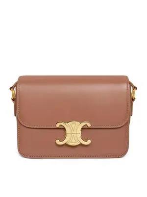 Celine Teen Triomphe Bag In Polished Calfskin - Multicolor