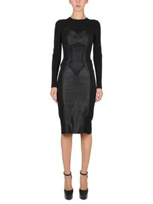Dolce & Gabbana Sequin Midi Dress - Black