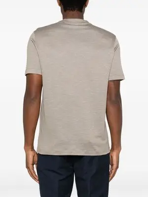 Brioni Silk And Cashmere Blend T-shirt