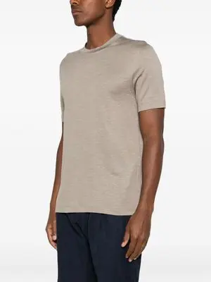 Brioni Silk And Cashmere Blend T-shirt