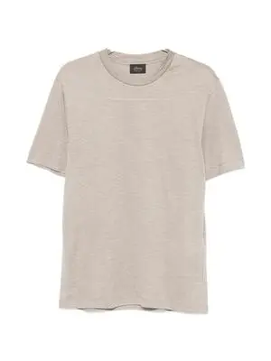 Brioni Silk And Cashmere Blend T-shirt - Multicolor
