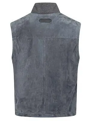 Brioni Suede Leather Padded Vest