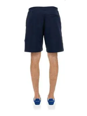Alexander McQueen Bermuda Shorts With Selvedge Logo Band