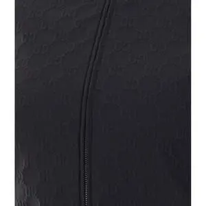 Gucci Gg Jacquard Jersey Jacket With Zipper - Black