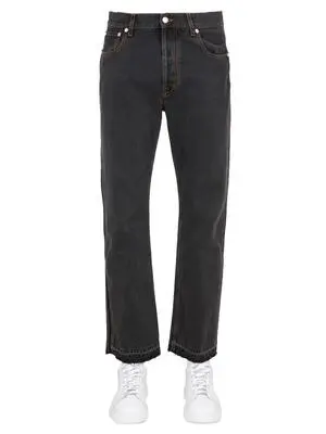 Alexander McQueen Raw Cut Jeans - Black