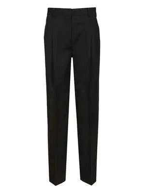TOTEME Pleated Trousers - Black