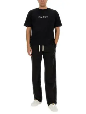 Palm Angels Pants With Logo