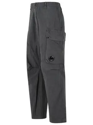 C.P. COMPANY Grey Cotton Cargo Pants