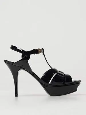 Saint Laurent Glossed High Heel Sandals