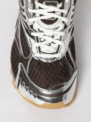 Bottega Veneta Orbit Mesh And Rubber Sneakers
