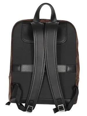 Brioni Via Veneto Suede Leather Backpack - Multicolor