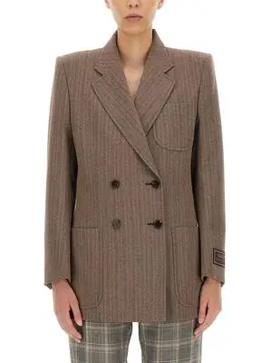Gucci Herringbone Wool Jacket
