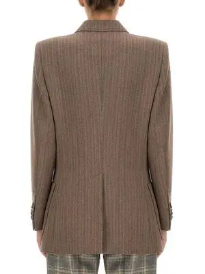 Gucci Herringbone Wool Jacket