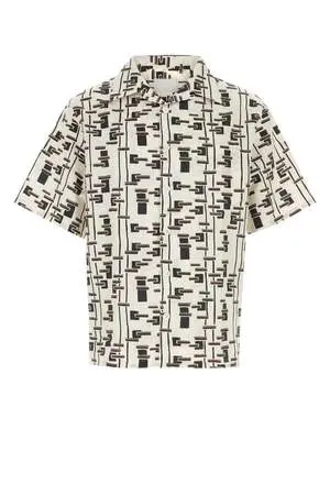 Prada Printed Poplin Shirt - Multicolor