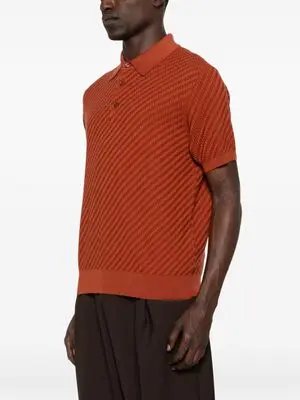 Brioni Cotton And Cashmere Polo Shirt - Multicolor