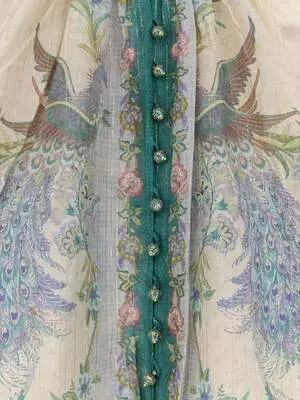 Zimmermann Indra Cotton And Silk Shirt - Multicolor