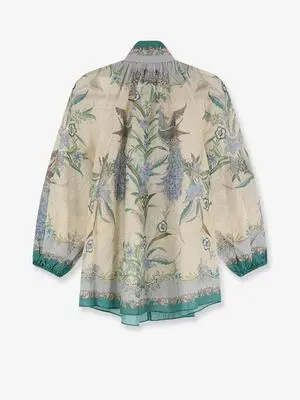 Zimmermann Indra Cotton And Silk Shirt - Multicolor