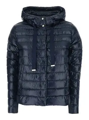 Herno Hooded Tech Fabric Puffer Jacket - Multicolor