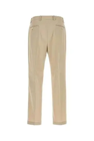 Prada Sand Cotton Pant - Brown