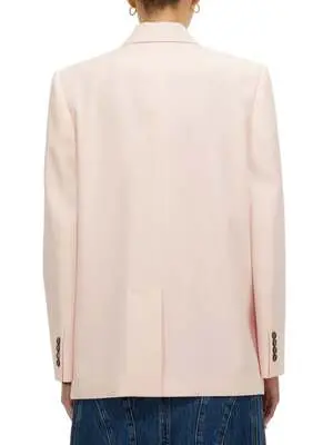 Alexander McQueen Double-breasted Peak Lapel Jacket