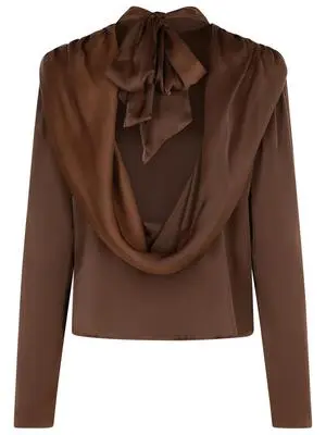 ROTATE BY BIRGER CHRISTENSEN Bowina' Polyester Blouse