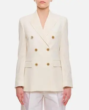 GOLDEN GOOSE Double Breasted Blazer - Multicolor