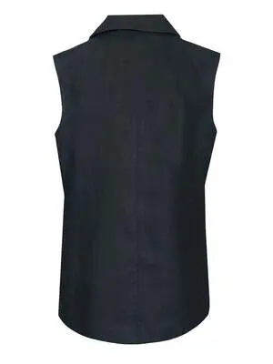 Max Mara Double-breasted Vest - Blue